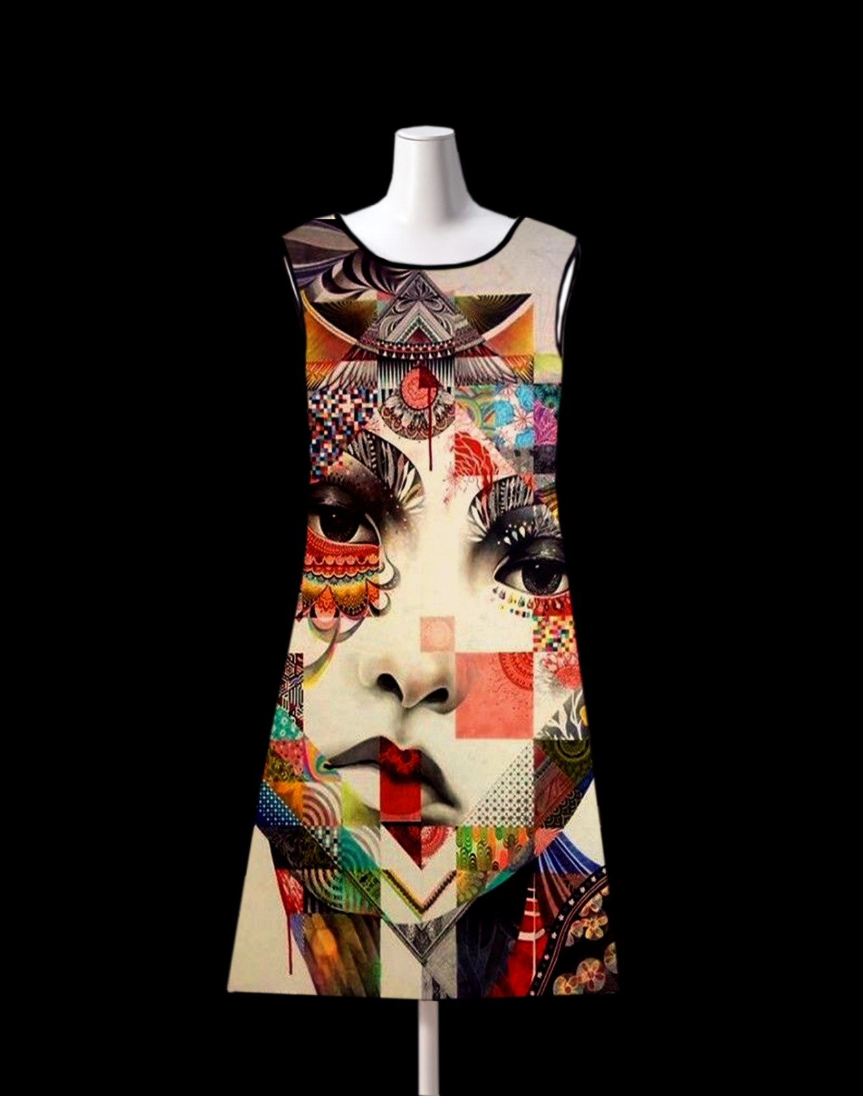 Girl art dress
